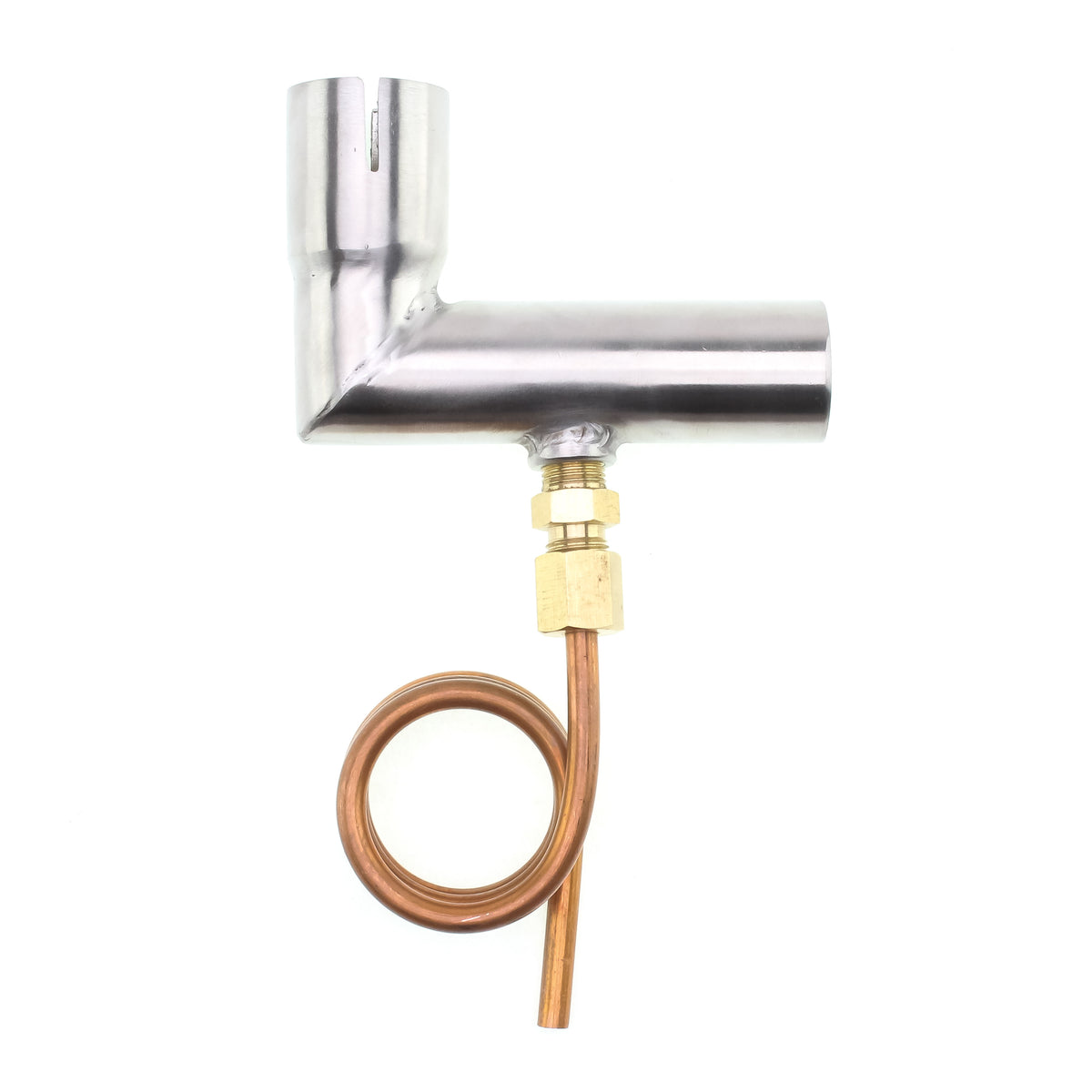 Elbow with Condensation Drain / Water Trap F/M Ø 22mm – HEATPORT